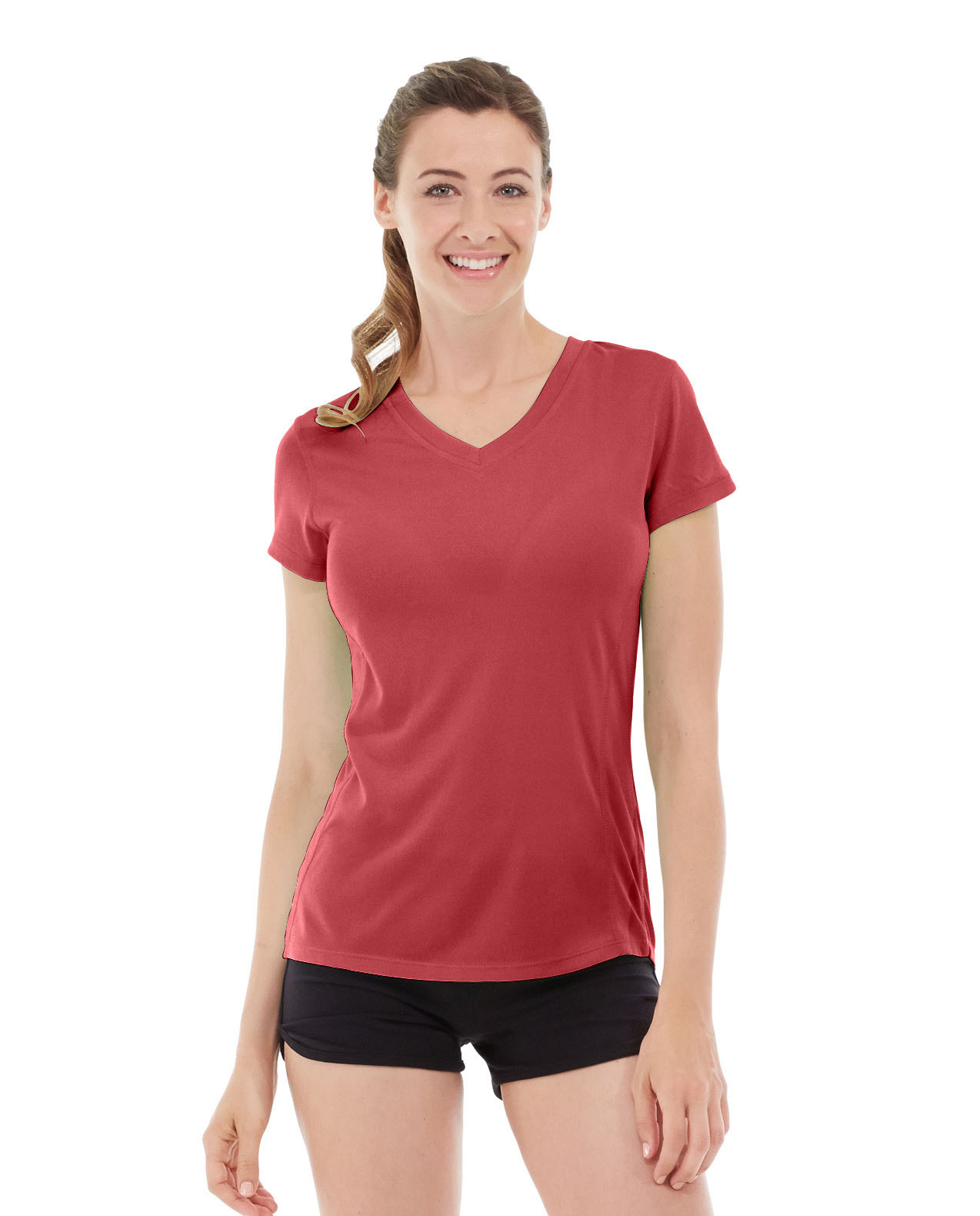 Gabrielle Micro Sleeve Top (Red) – Linked Variations